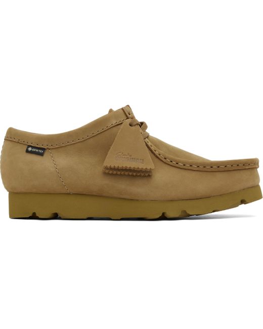 Clarks Khaki Wallabeegtx Derbys in Black for Men | Lyst