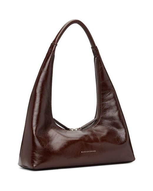 Marge Sherwood Burgundy Shoulder Bag in Brown | Lyst