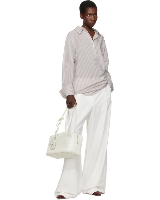 NOTHING WRITTEN Off- Pocket Shoulder Bag in Natural | Lyst