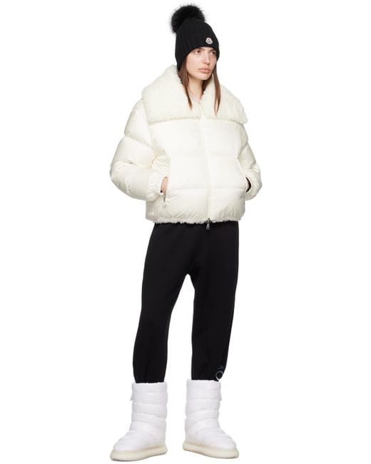 Moncler White Murray Reversible Down Jacket | Lyst