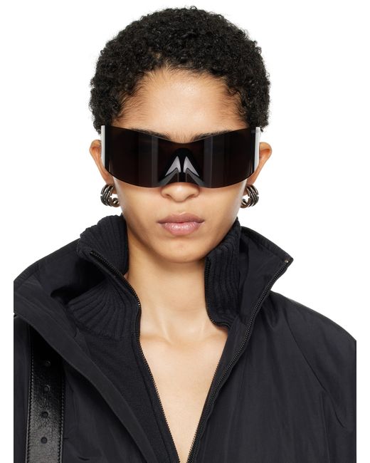 Balenciaga Ssense Exclusive Avant Premier Panther Mask Sunglasses in ...