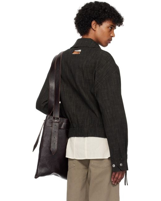 NULLUS Tie A Knot Jacket in Black for Men | Lyst