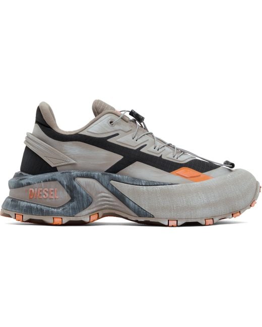 DIESEL D-Cage Runner Sneakers in Black for Men | Lyst
