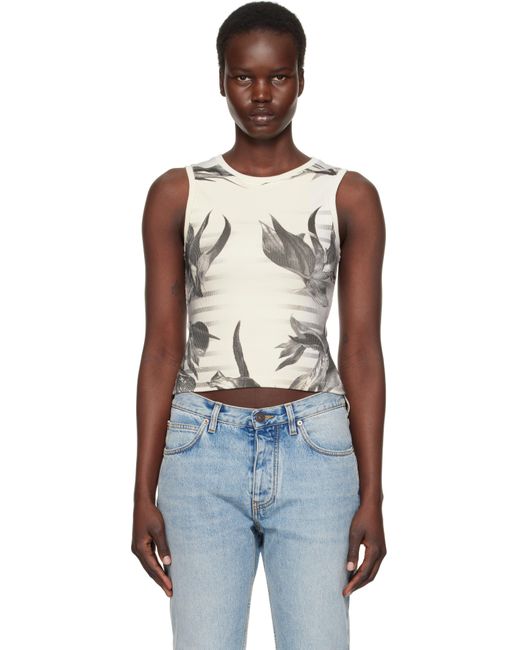 Jean Paul Gaultier 'The Flower Body Morphing Marinière' Tank Top in ...