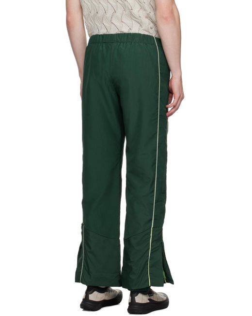 Robyn Lynch Piping Track Pants in Green for Men | Lyst