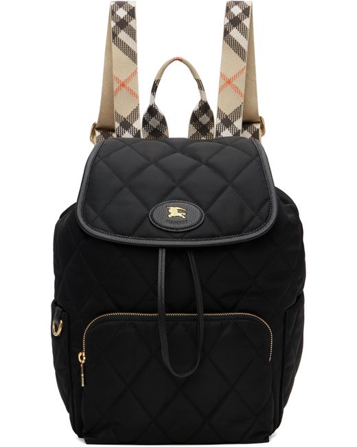 Burberry Horseshoe Backpack in Black | Lyst UK