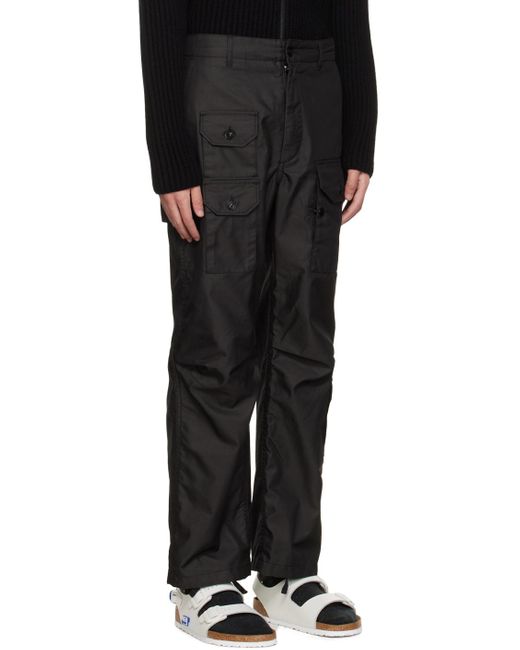 Engineered Garments Black Flight Cargo Pants for Men | Lyst