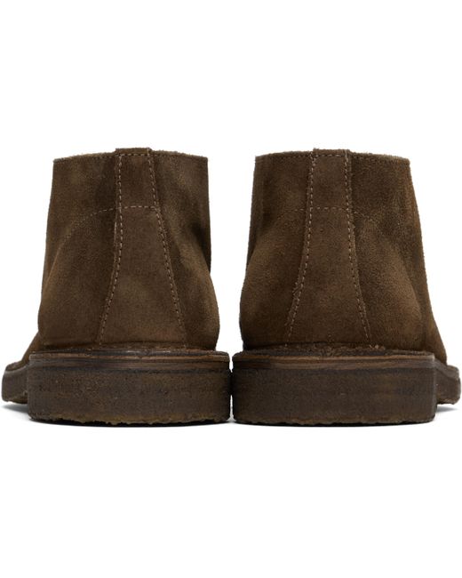 Drake's Crosby Moc-Toe Chukka Boots in Black for Men | Lyst