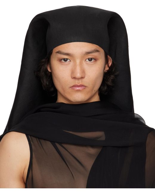 Rick Owens Hollywood Wig Hat in Black for Men | Lyst