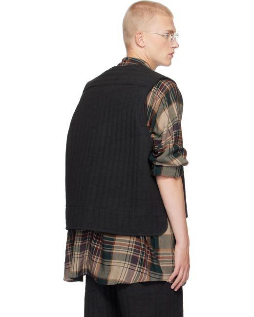 Jan Jan Van Essche O-Project Dense Twill Body Warmer Vest in Black for ...