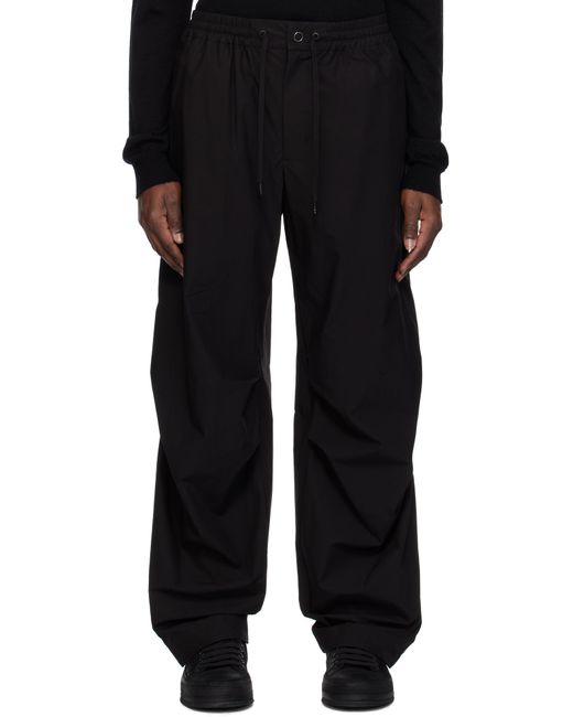 DEVOA Baggy High Waisted Trousers in Black for Men | Lyst