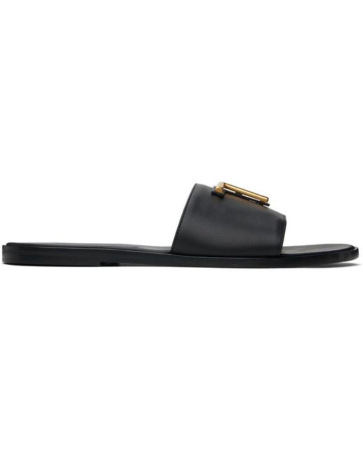 Tom Ford Brighton Slides in Black for Men | Lyst