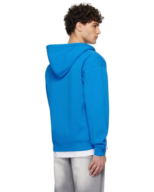 Dime Cursive Small Logo Zip Hoodie in Blue for Men | Lyst