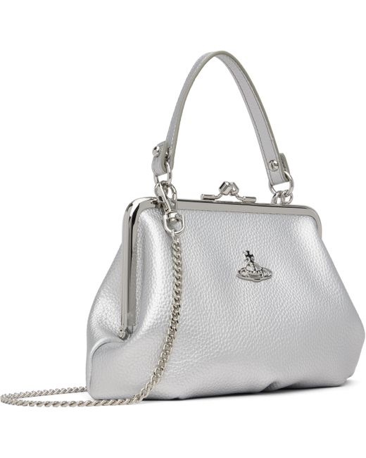 Vivienne Westwood Granny Frame Bag in Grey | Lyst UK
