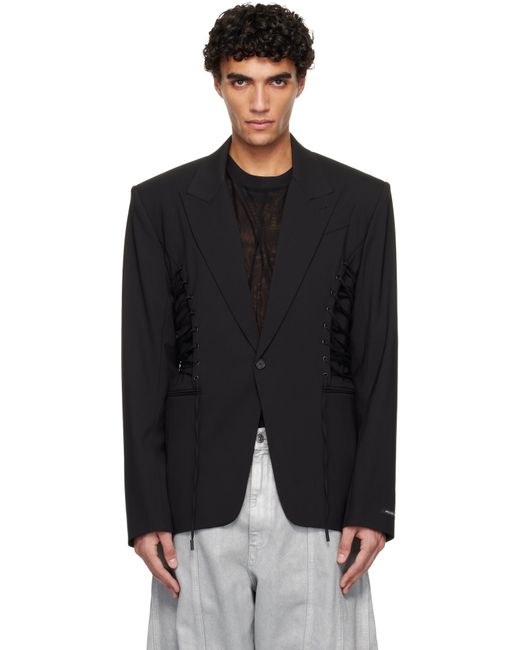 Mugler Super Fine Tail Blazer in Black for Men | Lyst UK