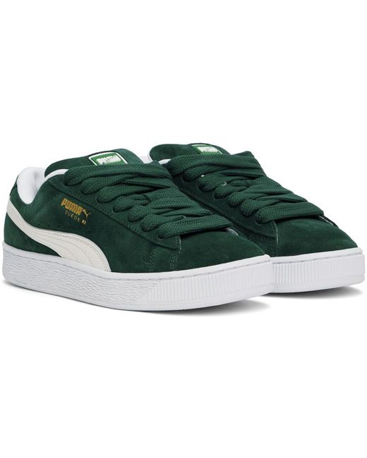 PUMA Suede Xl Sneakers in Green for Men | Lyst