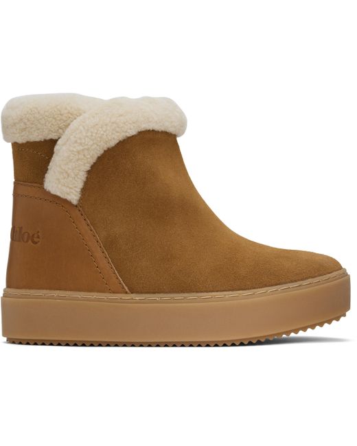 See By Chloé Tan Juliet Ankle Boots in Brown | Lyst