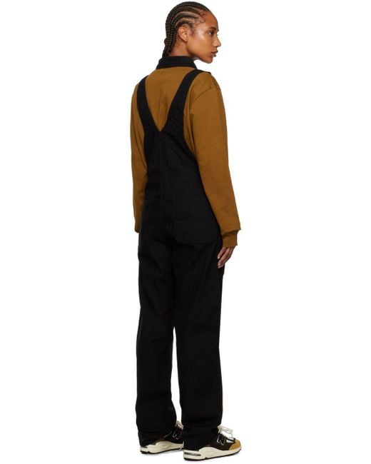 Carhartt Wip Black Bib Overalls Lyst