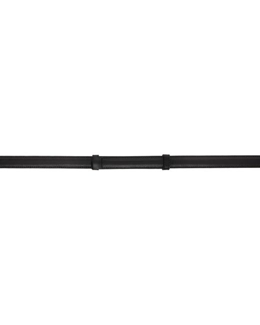 TOTEME Slide Clasp Belt in Black | Lyst
