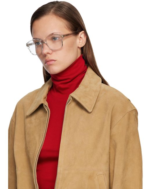 Loewe Transparent Slim Glasses in Black | Lyst UK