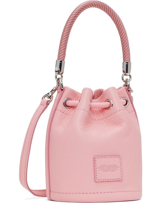 Marc Jacobs 'the Leather Mini Bucket' Bag in Pink | Lyst