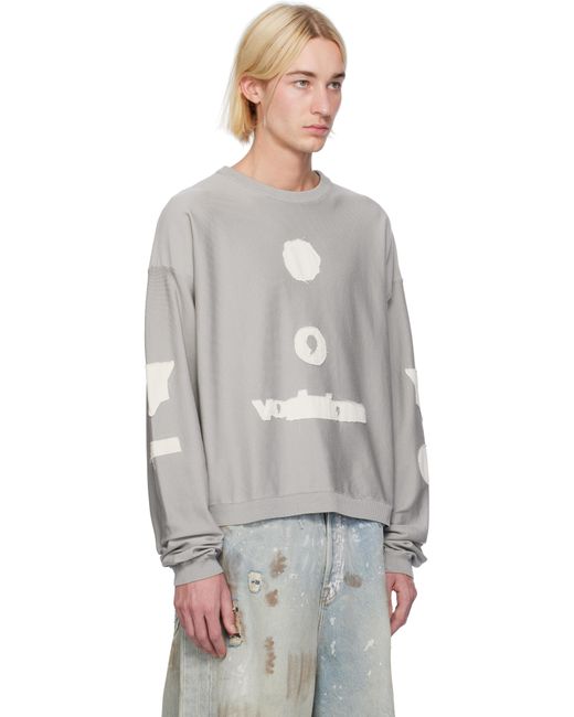424 Soccer Sweatshirt in Grey for Men | Lyst UK