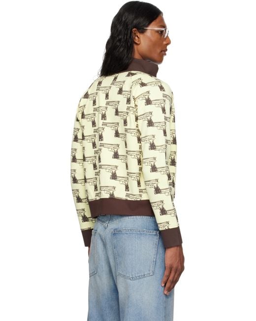 Ashley Williams Gun Track Jacket in Yellow for Men | Lyst