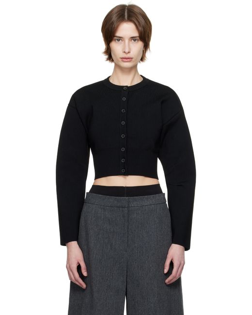 Wardrobe NYC Matte Cardigan in Black | Lyst