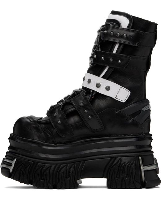 Vetements New Rock Edition Gamer Boots in Black for Men | Lyst