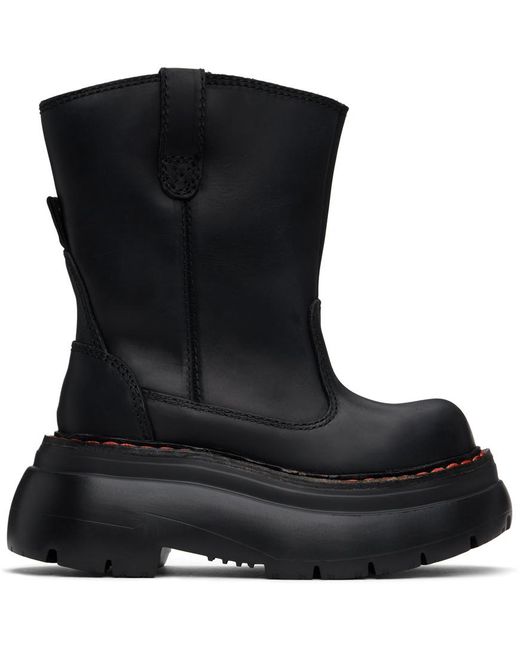 R13 Chunky Workwear Boots in Black | Lyst