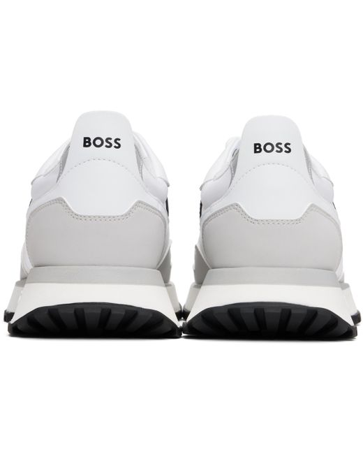 BOSS Running-Style Hybrid Sneakers in Black for Men | Lyst