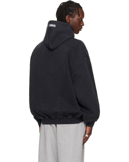 Vetements Iconic Logo Hoodie in Black for Men | Lyst UK