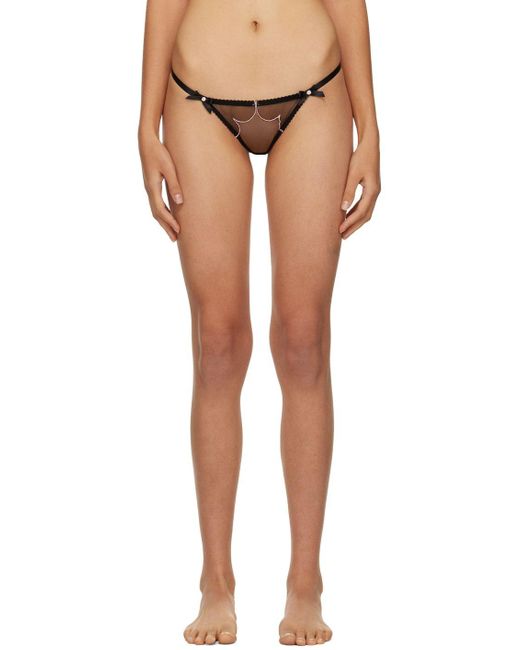 Agent Provocateur Synthetic Black Lorna Thong Lyst