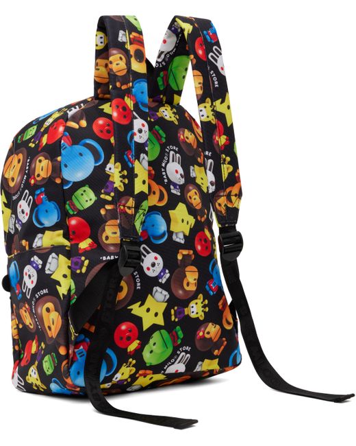 A Bathing Ape Milo 3D All Print Pattern Medium Backpack in Black for Men | Lyst