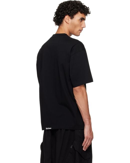 we11done Gothic Logo T-Shirt in Black for Men | Lyst