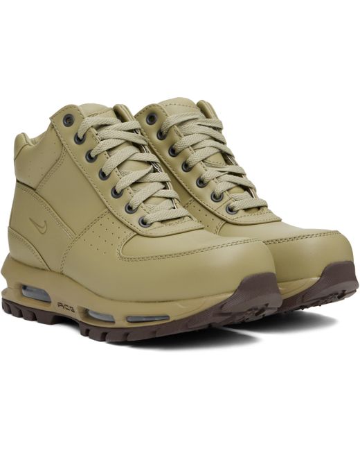 Nike Khaki Air Max Goadome Boots in Black for Men | Lyst