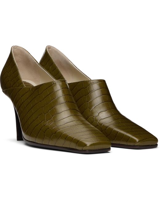 Bottega Veneta Lewis Heels in Green | Lyst