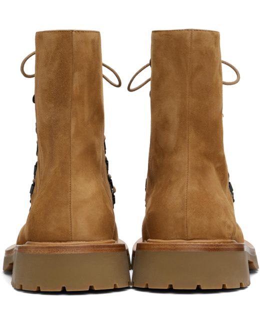 LEGRES Tan College Boots in Brown | Lyst