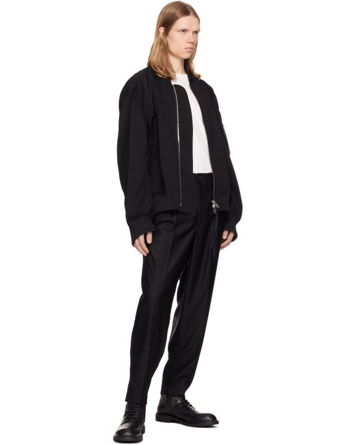 MASTERMIND WORLD Summer Wool Trousers in Black for Men | Lyst