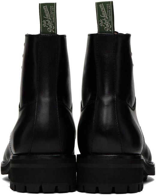 Polo Ralph Lauren Bryson Boots in Black for Men | Lyst
