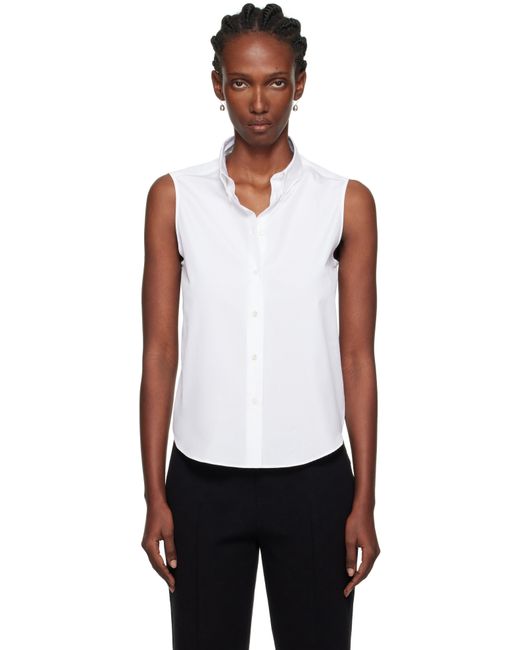 Flore Flore Casta Sleeveless Shirt in White | Lyst UK