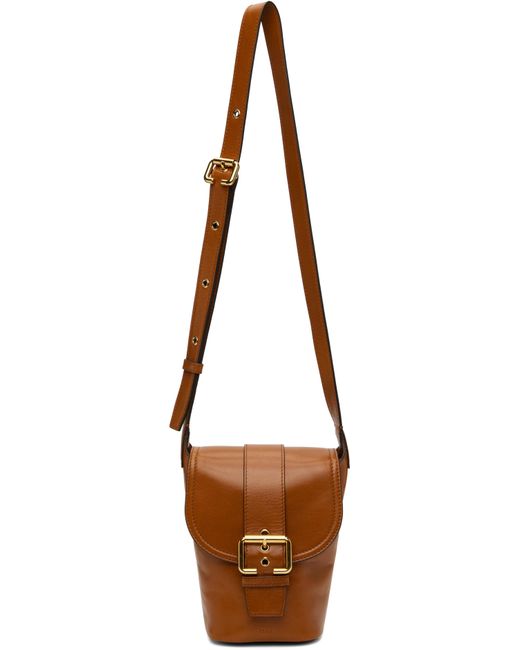 Chloé Tan Mini Camera Bag in Black | Lyst