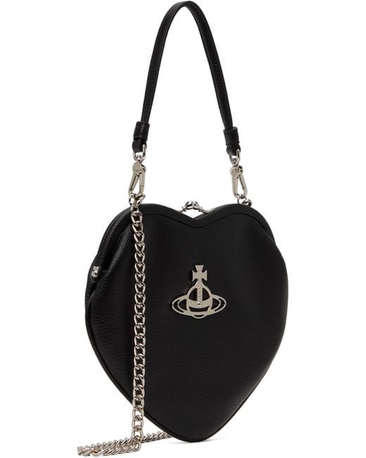 Vivienne Westwood Belle Heart Frame Bag in Black | Lyst