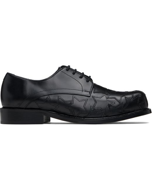 STEFAN COOKE Star Square Toe Derbys in Black for Men | Lyst UK