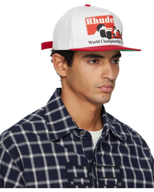 Rhude Trophy Racing Cap in Blue for Men | Lyst UK