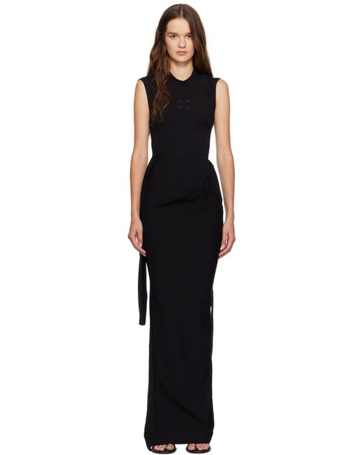 OTTOLINGER Sleevy Maxi Dress in Black | Lyst UK