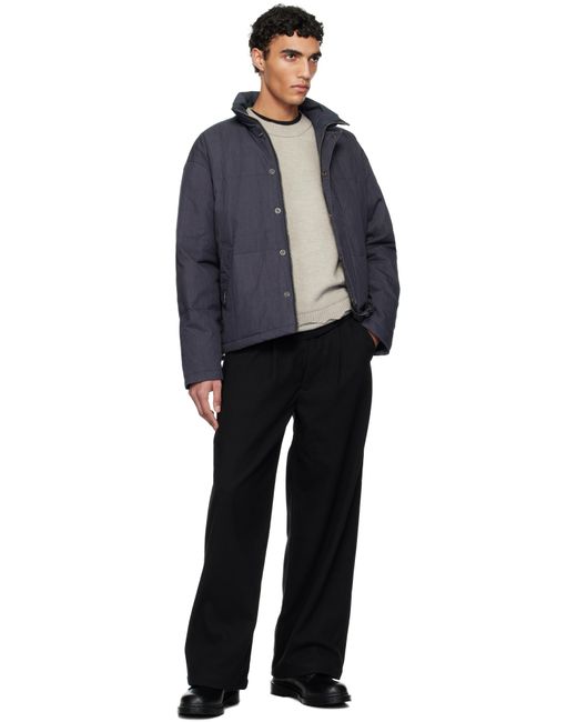 Izzue Dyed Down Jacket in Blue for Men | Lyst