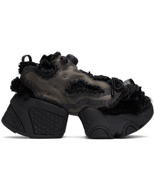 Noir Kei Ninomiya Reebok Edition Fully Fully Sneakers in Noir Kei Ninomiya Reebok Edition Fully Fully Sneakers in
