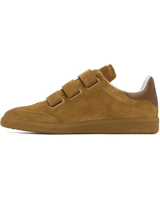 Isabel Marant Tan Beth Sneakers in Black | Lyst