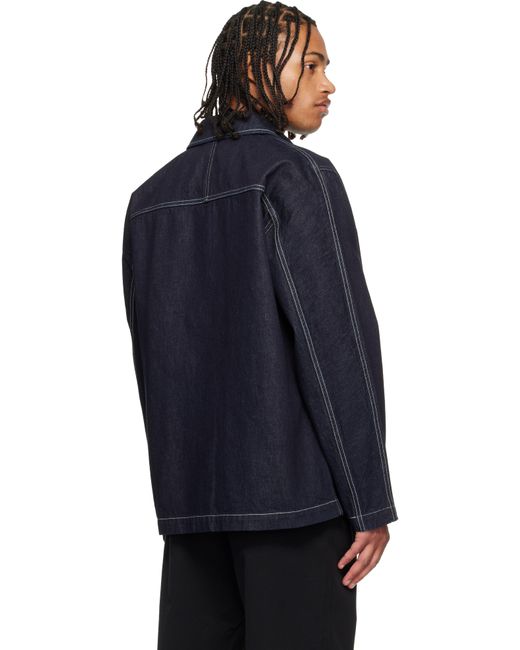 Casey Casey Camille Denim Jacket in Blue for Men | Lyst UK